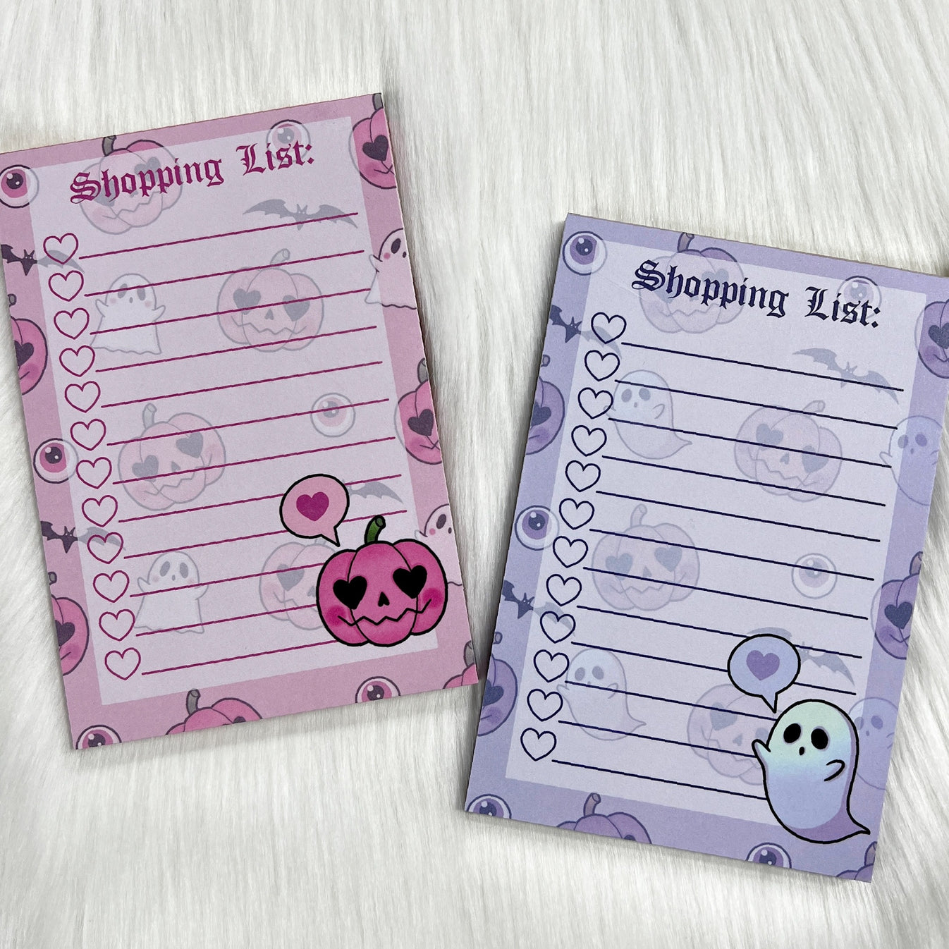 Kawaii Halloween - Shopping List - Notepad – Alex Strangler Shop